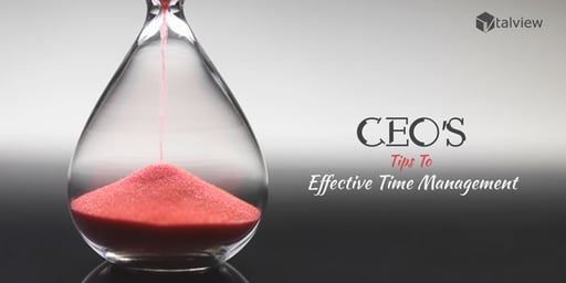Effective Time Management Notes from Talview CEO, Sanjoe Tom Jose